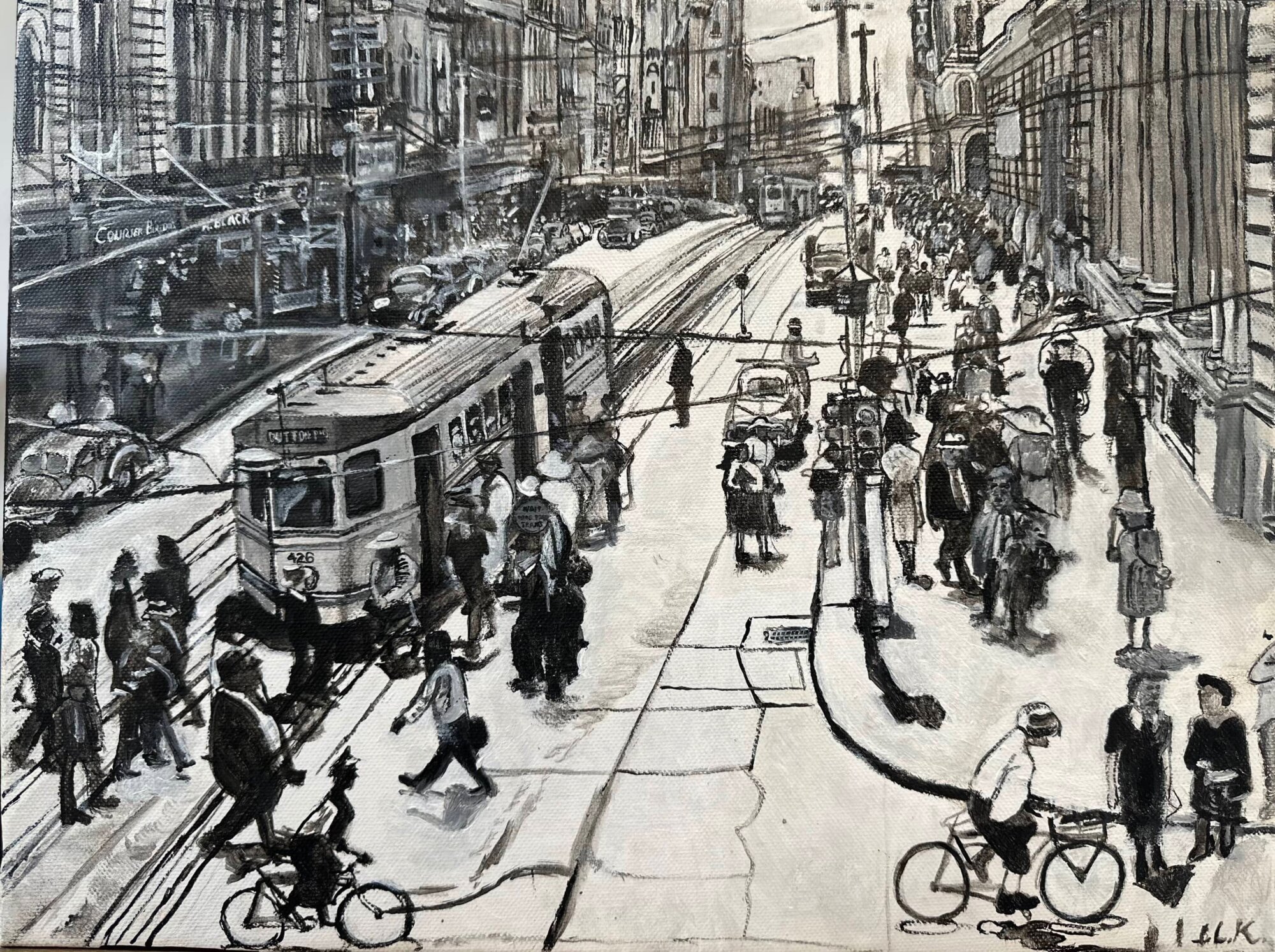 1940; Queen Street-Brisbane. - The Doyles Art Award