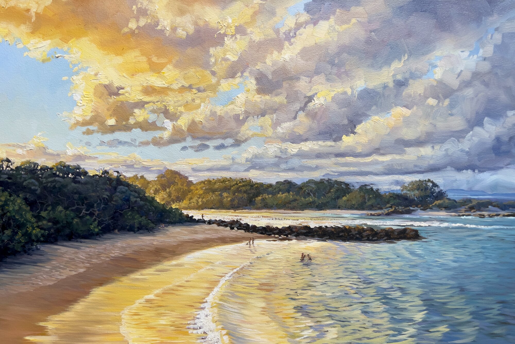 Remnants of Gold - Torakina Beach, Brunswick Heads - The Doyles Art Award