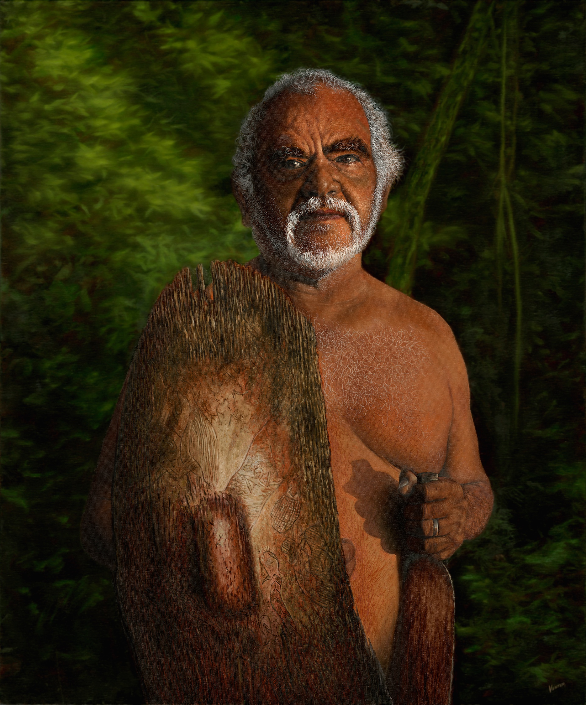 The Guardian - A portrait of Paul Bong (Bindur Bullin) - The Doyles Art ...