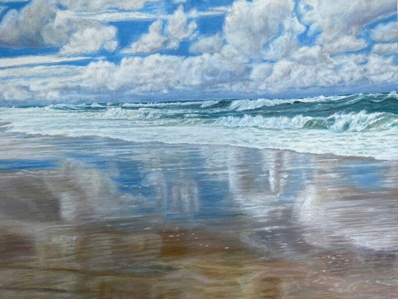 Reflections, Main Beach - The Doyles Art Award