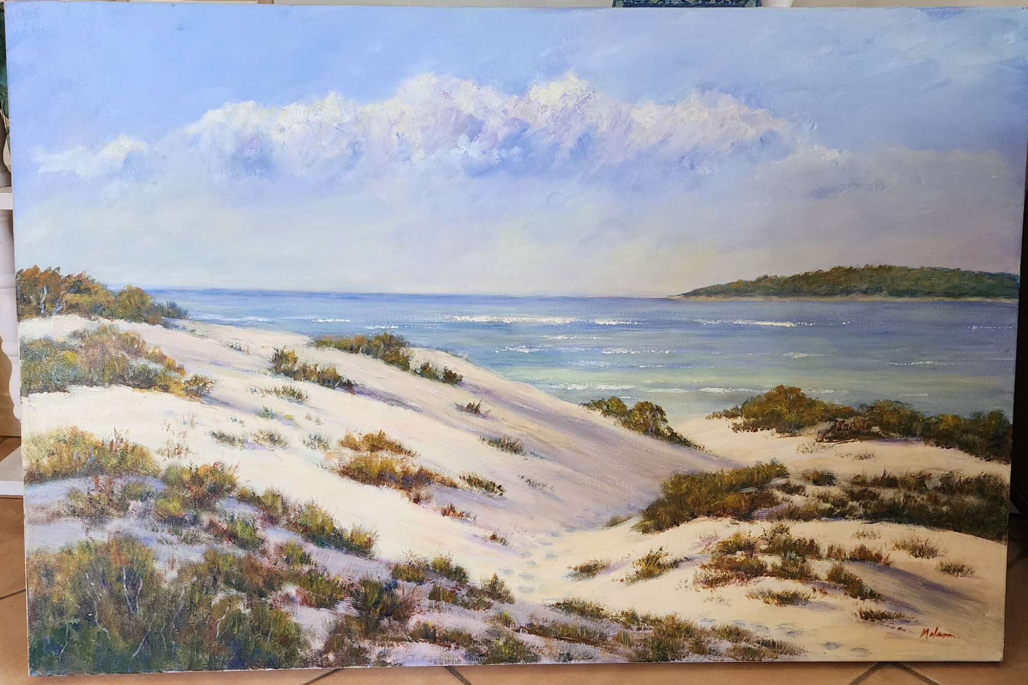 Footsteps in the sand - The Doyles Art Award