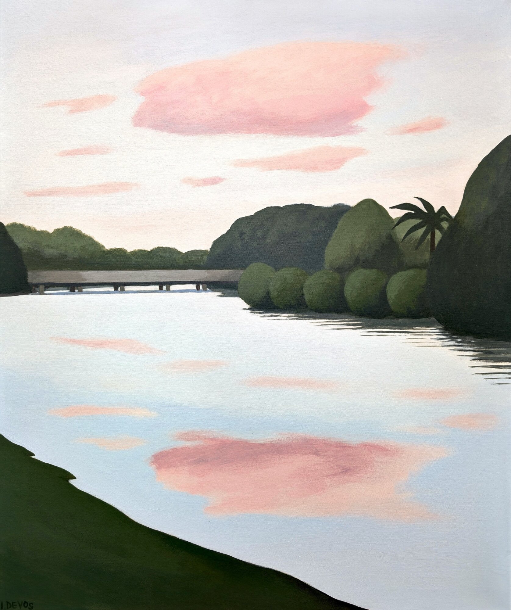 Reflection on a Pink Cloud - The Doyles Art Award