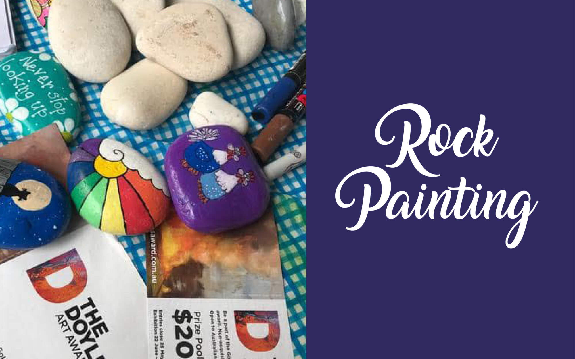 Rock Painting at Firth Park - The Doyles Art Award